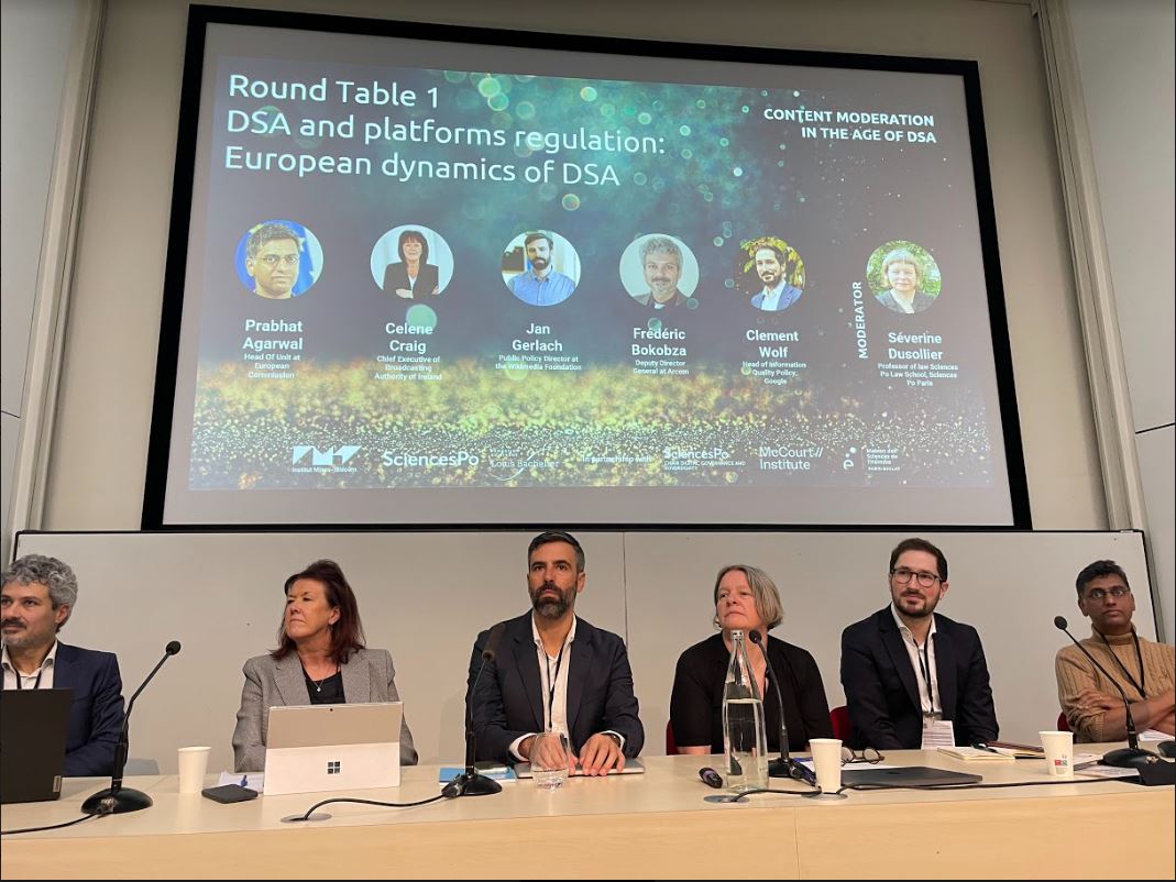 [REVIEW] A look back at the Conference “ Content Moderation in the Age of DSA” – Sciences Po ...